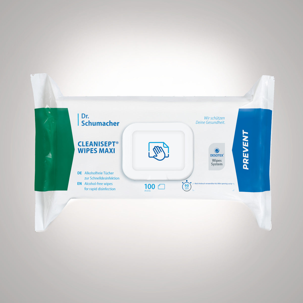 Dr. Schumacher Cleanisept Wipes Maxi Desinfektionstücher – HyGuide